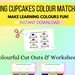 Learn Colours, Toddler Colour Matching, Cupcake Icing, Baking, Colour ...