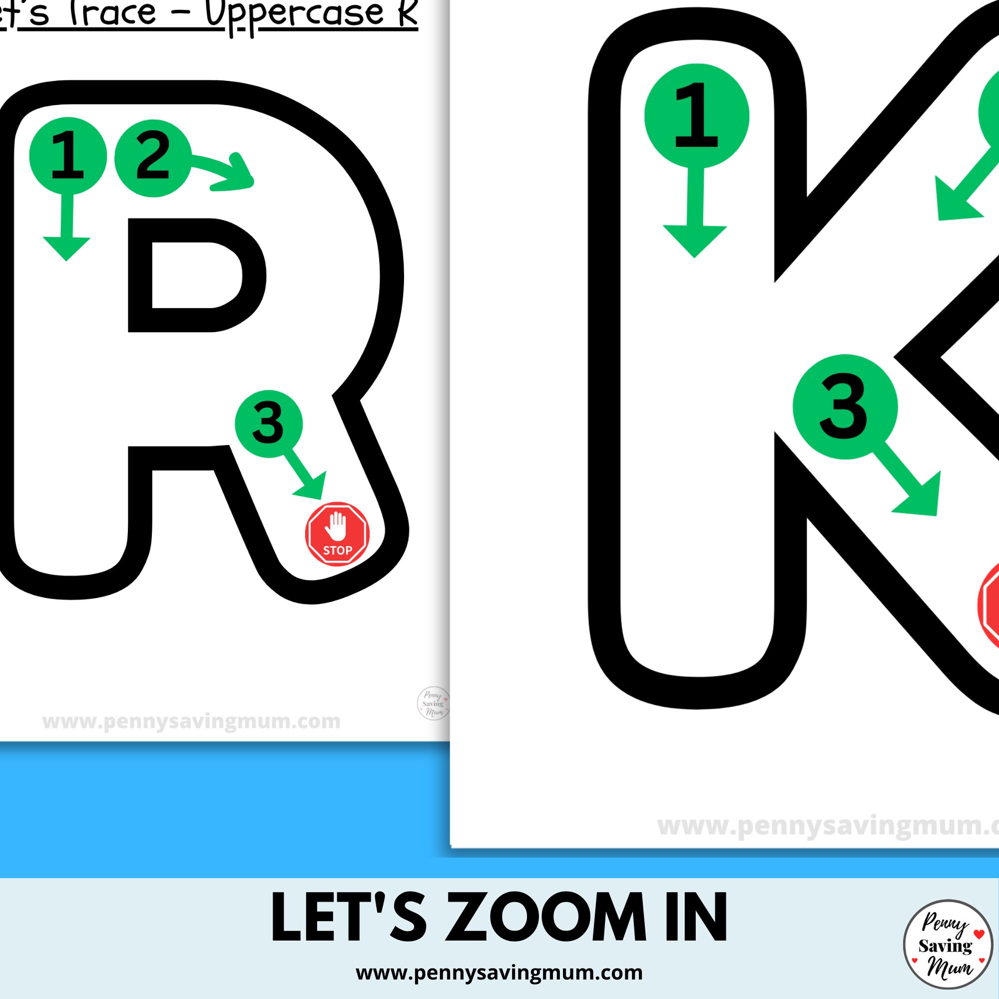 Large Print, Guided Alphabet Letter Tracing, Special Educational Needs ...