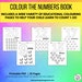 Number Colouring Worksheet Printables First Grade Year One Maths Colour ...