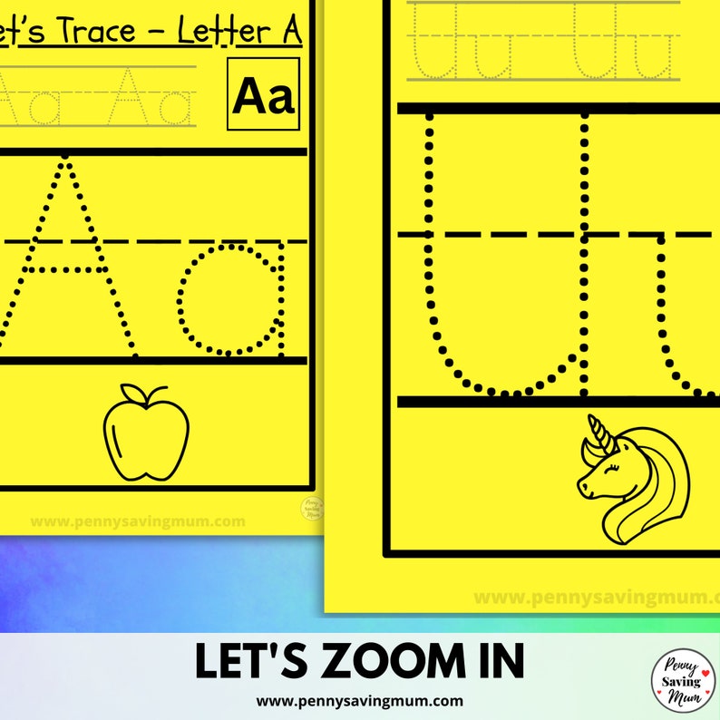 Large Print, Alphabet Tracing, Special Educational Needs, Visually ...