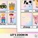 40 Farm Animal Printable Flash Cards, Montessori Toddler Activity ...