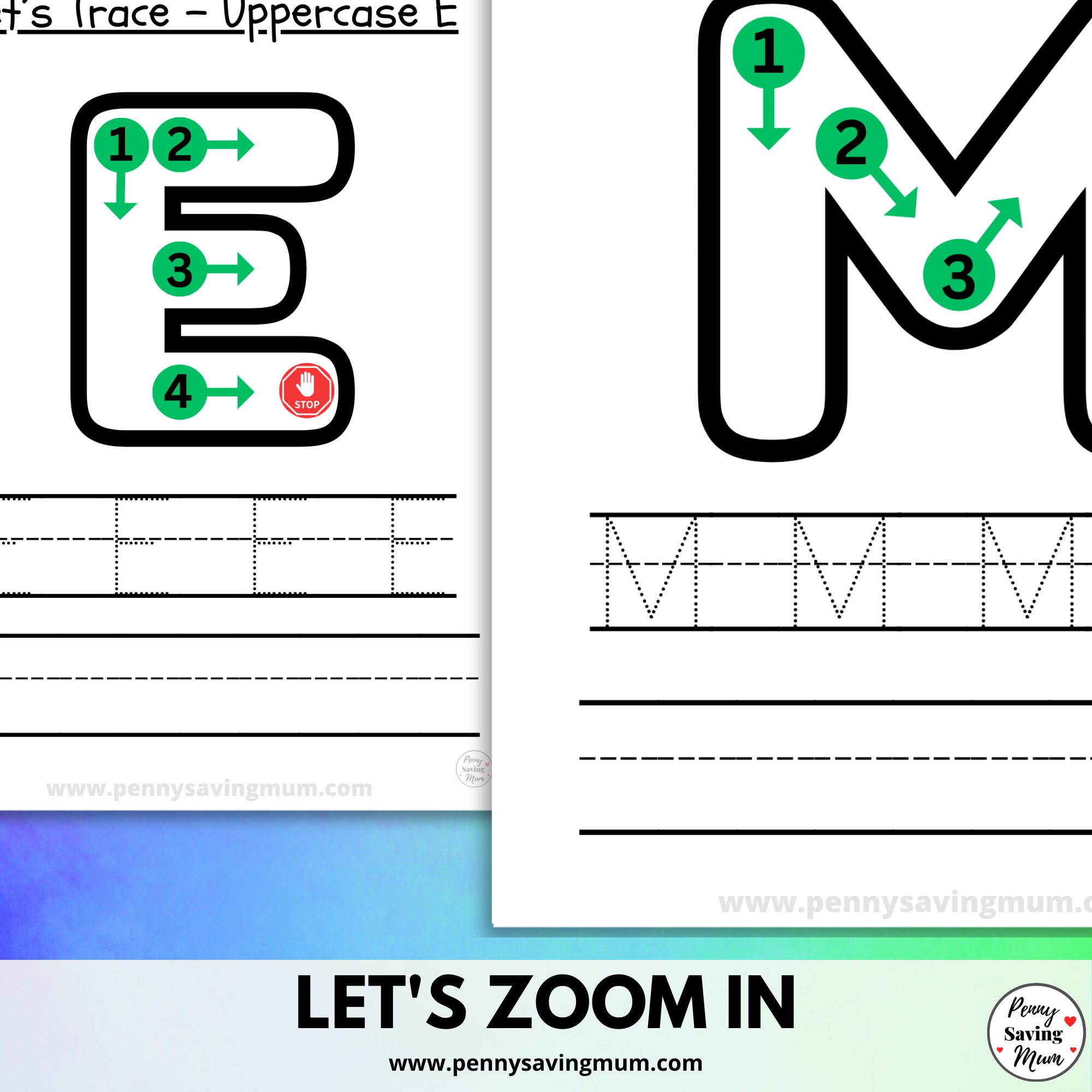 Large Print, Guided Alphabet Letter Tracing, Special Educational Needs ...