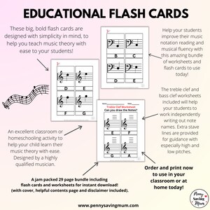 Learn Music Theory Flash Cards, Music Notation, Musical Flash Cards ...