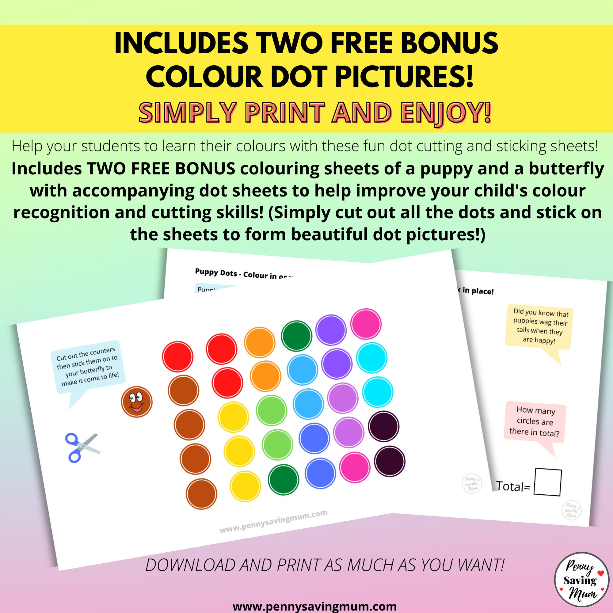 Fun With Colours Educational Printables - Etsy