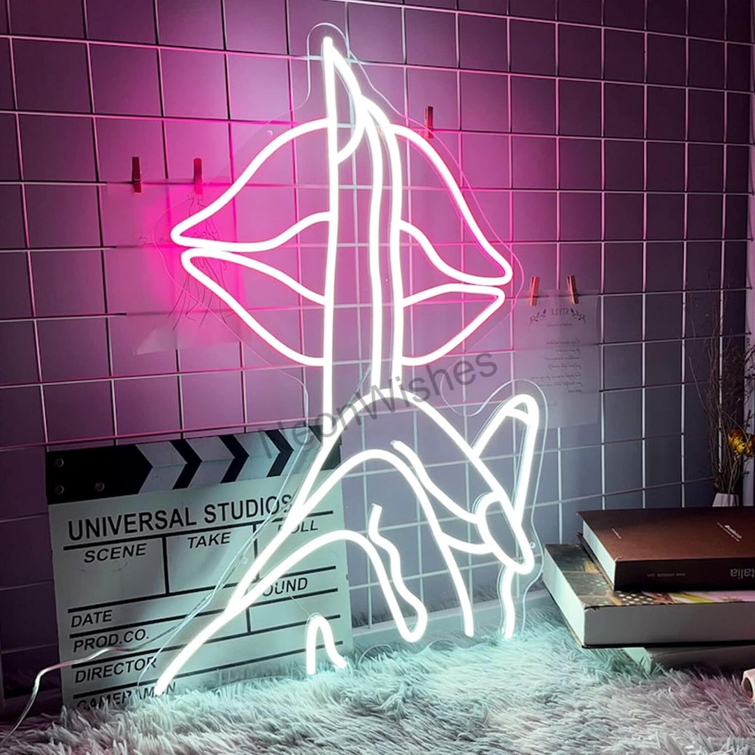 Be Quiet Neon Sign Wall Art Decor Neon Bar Sign Party Neon Sign Salon ...
