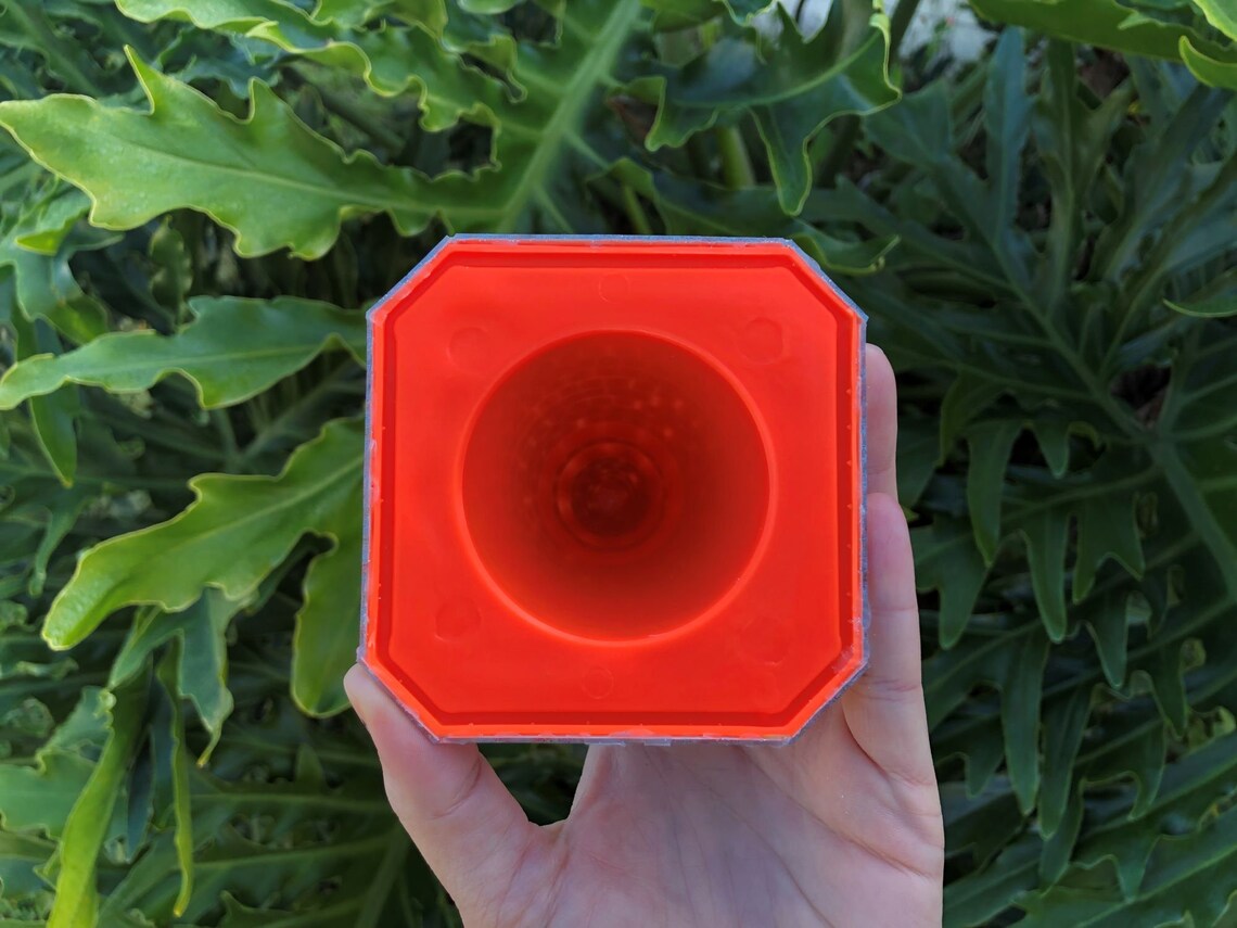 Disco Traffic Cone | Glam Desk Accessory | Rose Gold Field Cone | Fun ...
