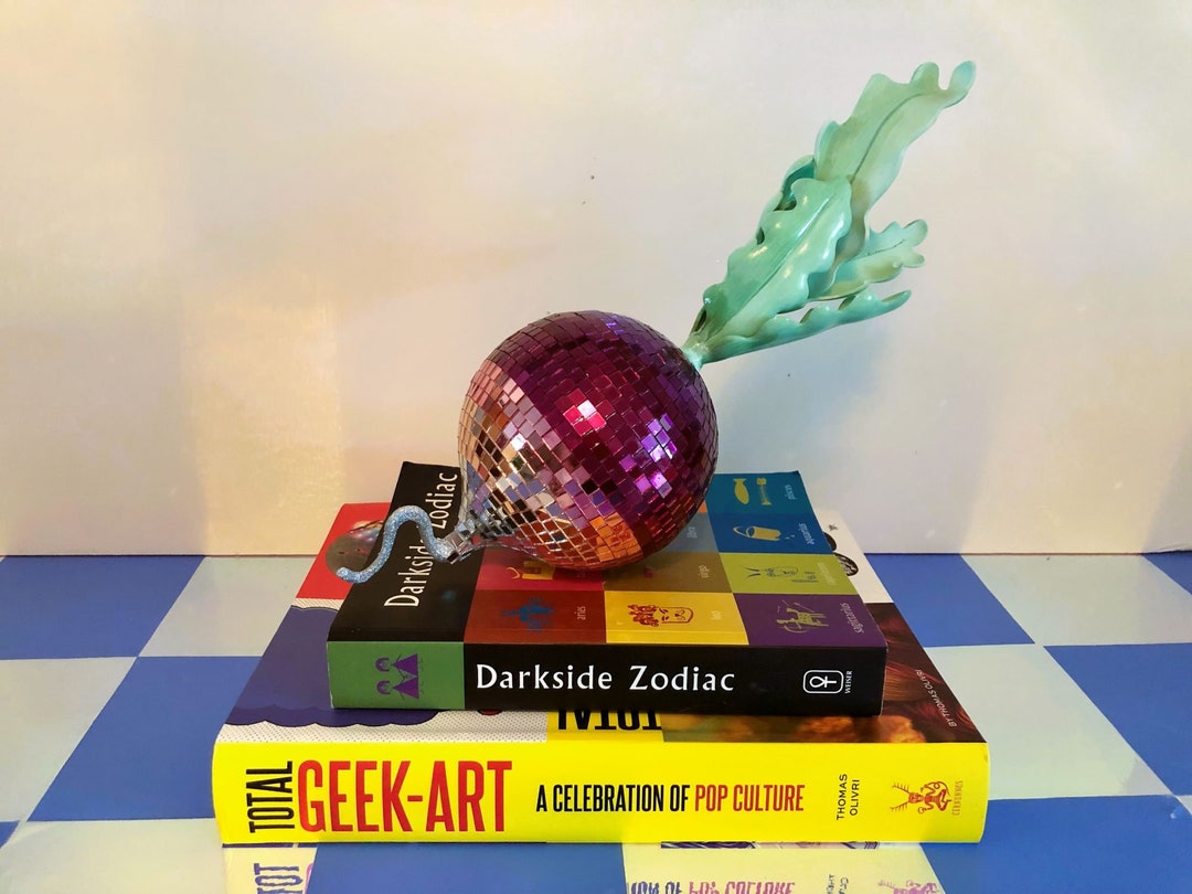 Disco Radish Funky Food Mirror Art Maximalist Pop Art Sculpture ...