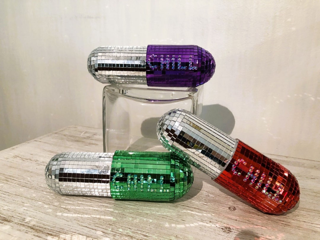 Disco Chill Pill | Funky Home Decor | Fun Quirky Gift | Happy Pill ...