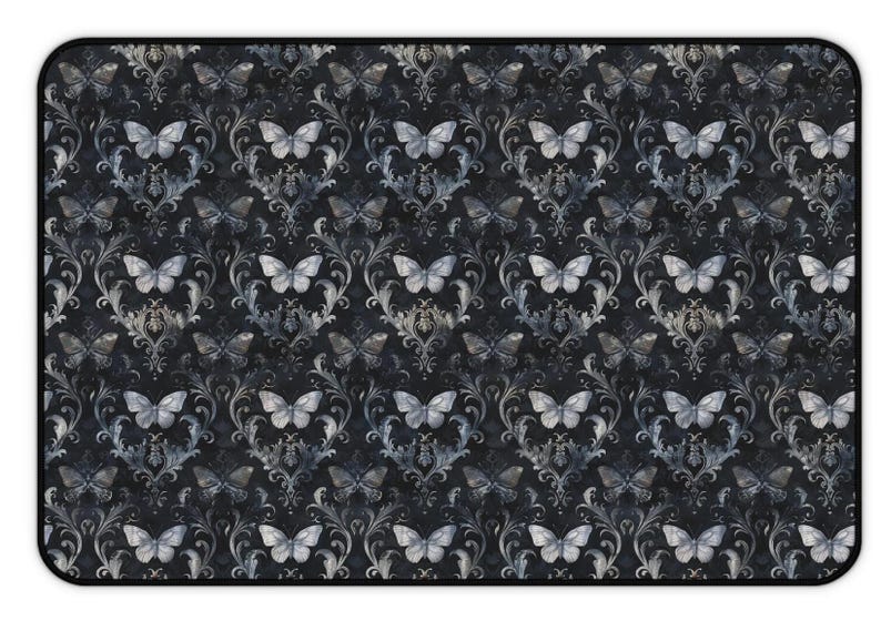 Cottagecore Moth Pattern Abstract Desk Mat Aesthetic Mom Gift for Her ...