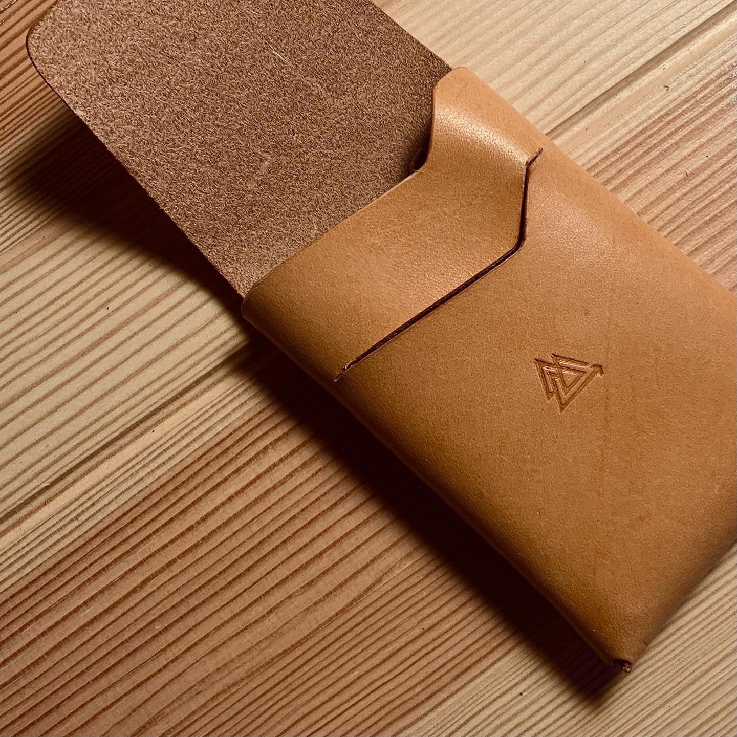 Stitchless Leather Wallet the Trek, Slim Card Holder, Minimalist Wallet ...