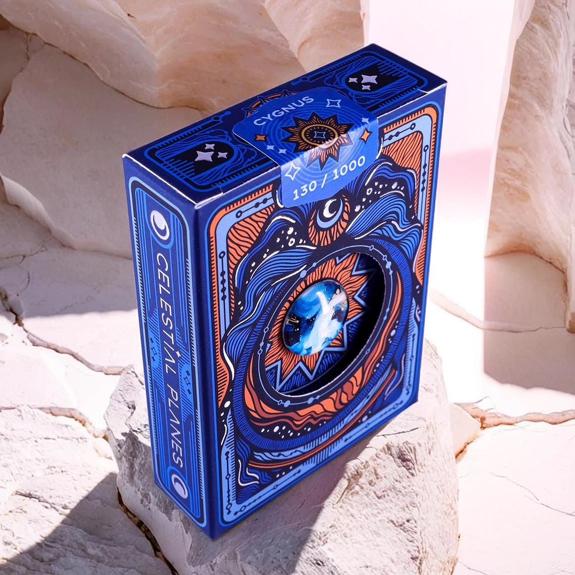 Celestial Planes Cygnus DELUXE Playing Cards – Luxury Galaxy Poker Deck ...