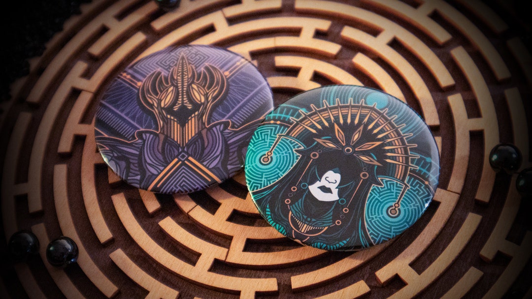 The Labyrinth: Button Badge Pin - Etsy