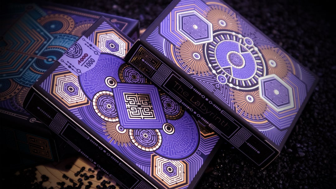 The Labyrinth Abyss Deck – Numbered Poker Cards 001–1000 – Dark ...