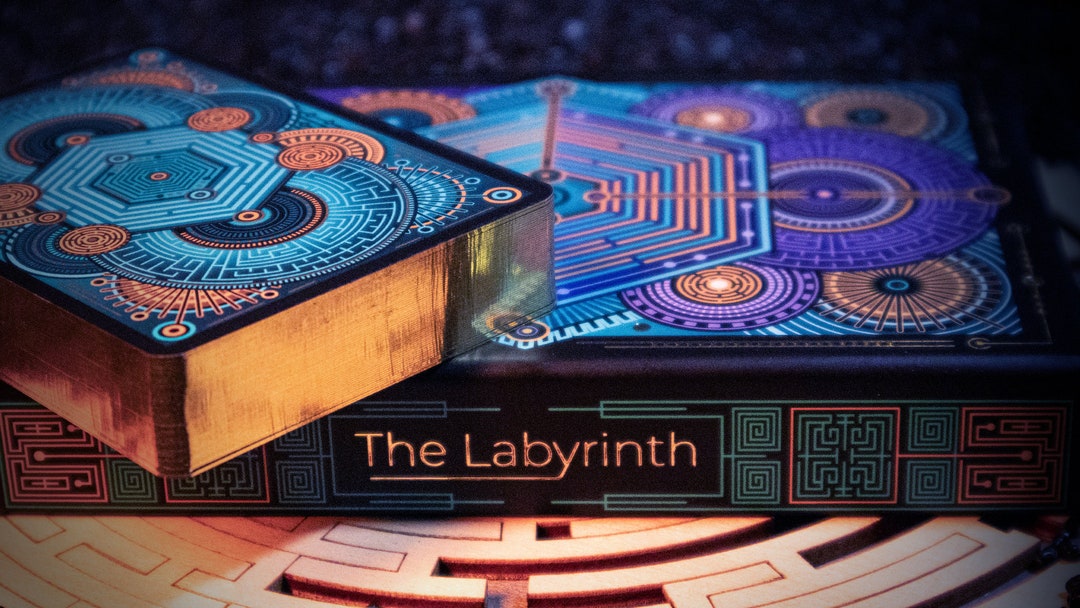 The Labyrinth Gilded Box Set – Depth & Abyss Decks With Gold Edges – Numbered Collector Edition ...