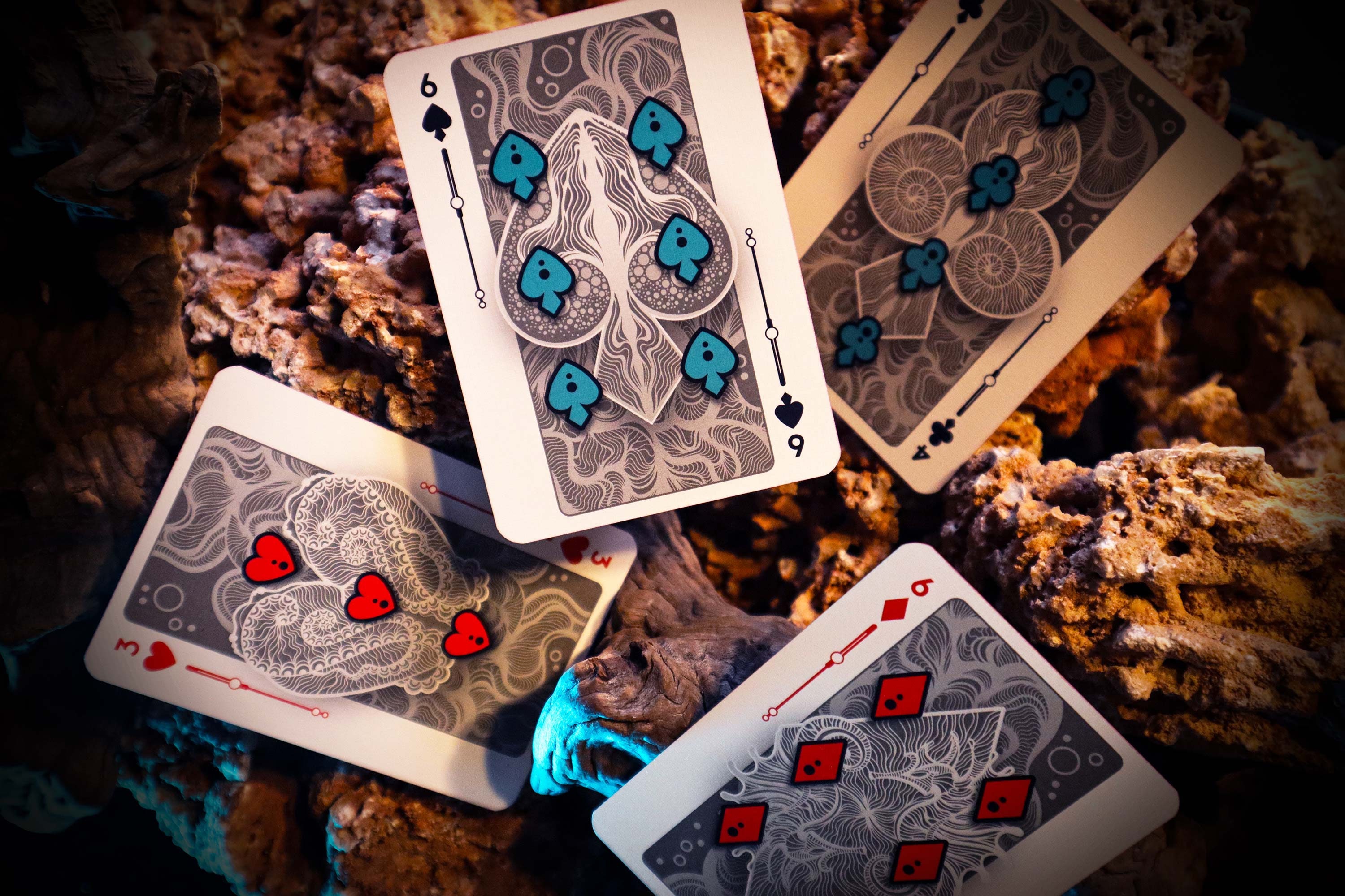 Aquatic Kingdoms Helike Playing Cards – Mythical Ocean Poker Deck ...