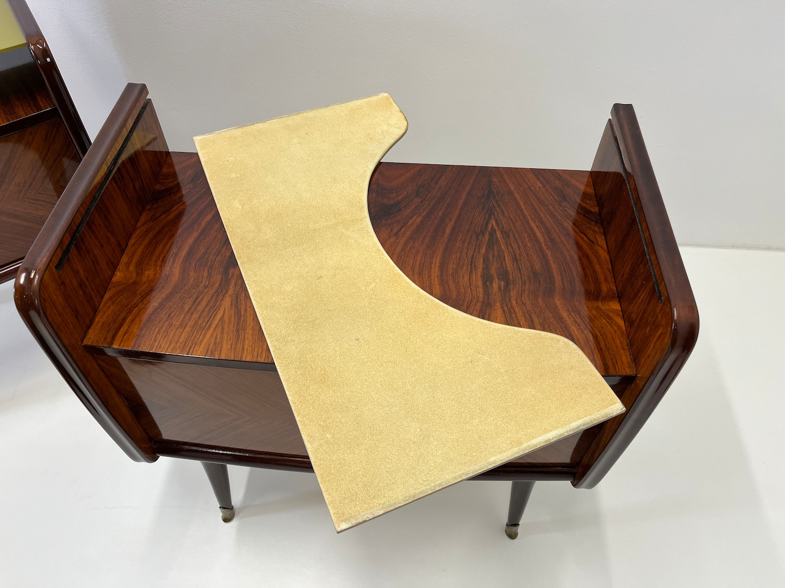 Pair of Bedside Tables / Vintage Nightstands / Italian MCM Bedside ...