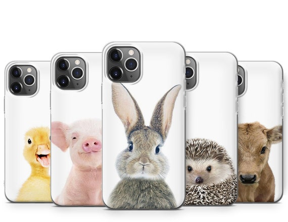 Farm Animals Phone Case Funny Animals Phone Cover for Iphone - Etsy