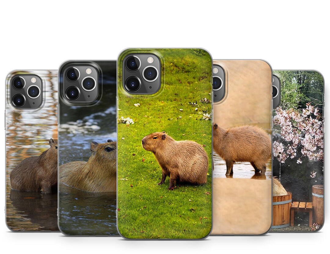 Capybara Phone Case Funny Animals Phone Cover for iPhone 15 14 13 12 11 ...