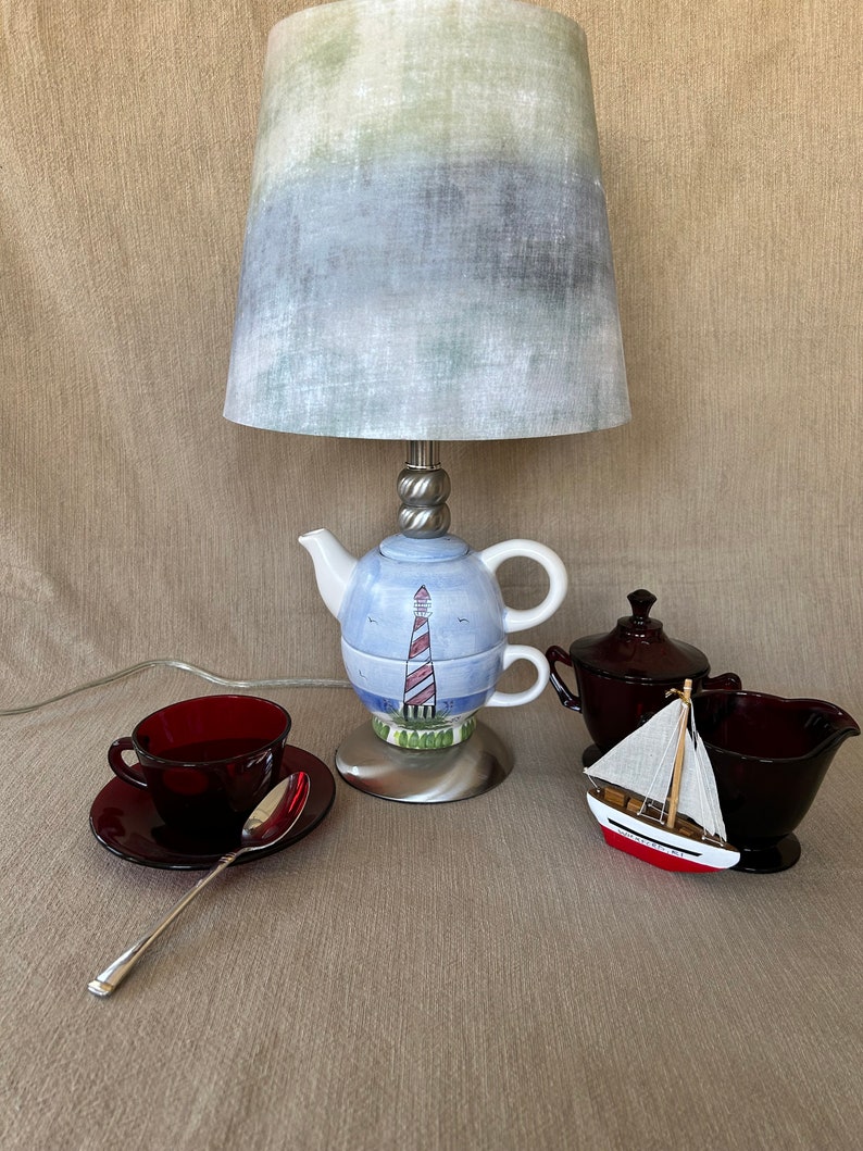 Lighthouse Stacked Teapot/teacup Lamp - Etsy