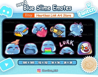 Rimuru Animated Emotes Pack 01 Emot Twitch - Etsy