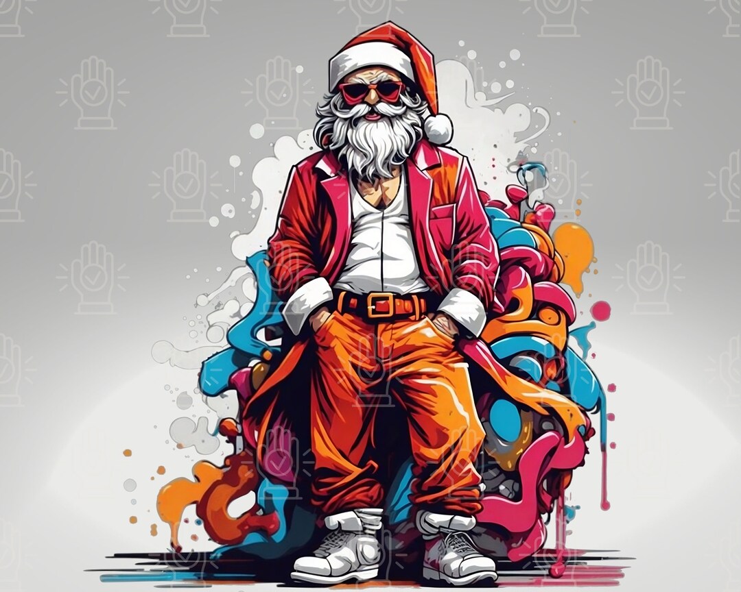 Santa's Merry Palette Unveiled: Santa Claus PNG Christmas Santa PNG ...