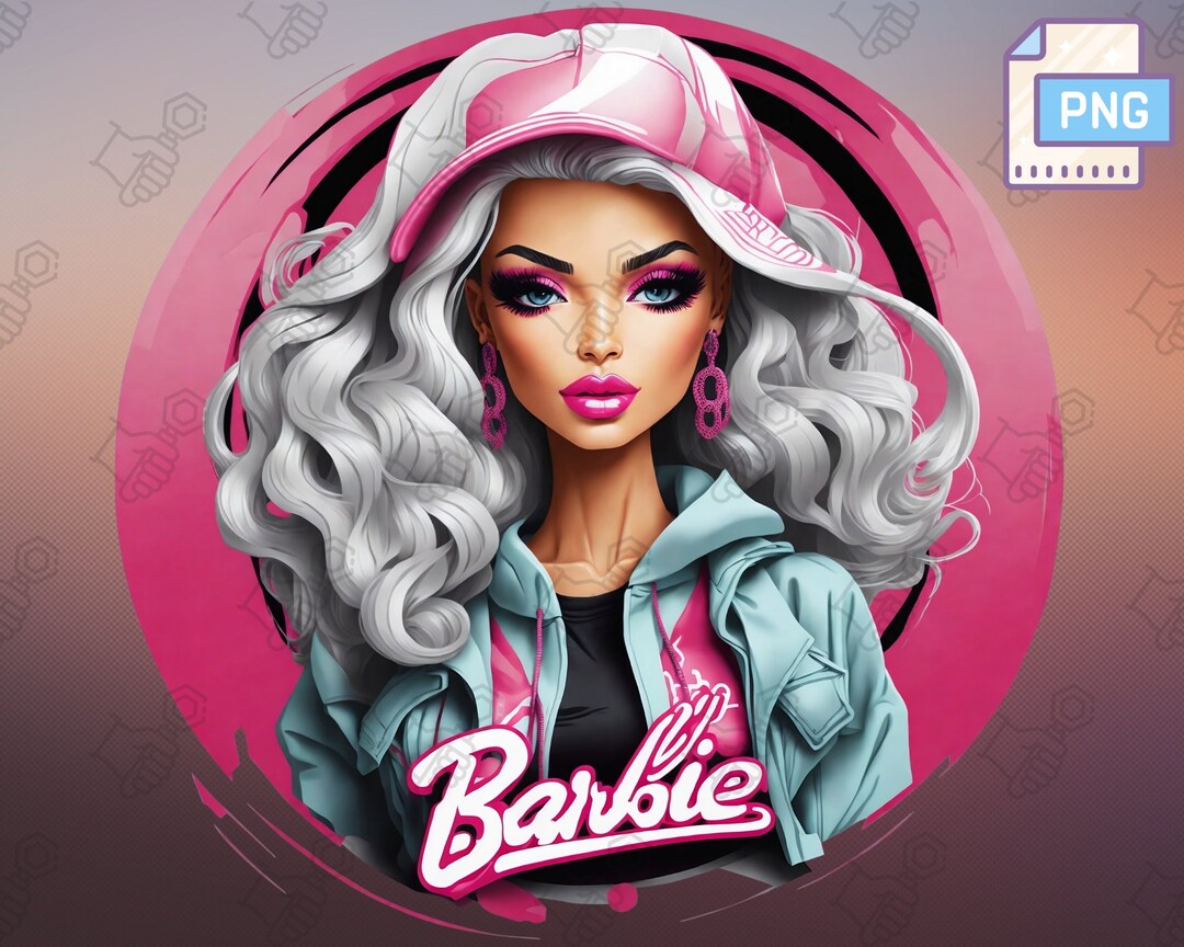 Nostalgic Barbie PNG Set Layered PNG Files Clipart - Etsy
