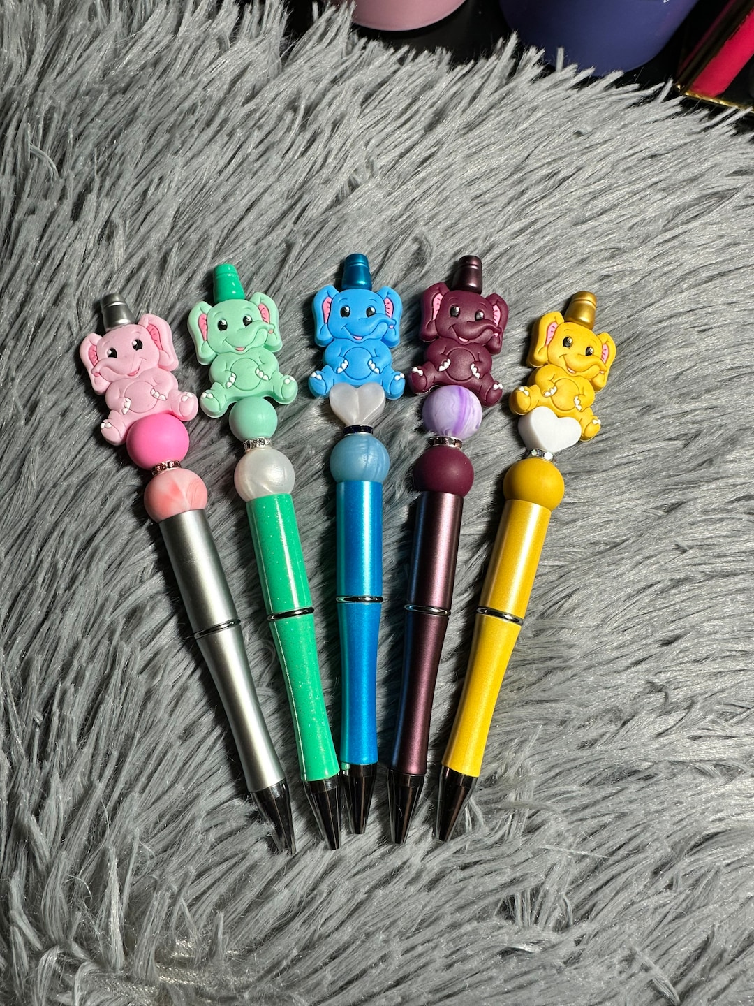 Elephant Focal Bead Pens - Etsy