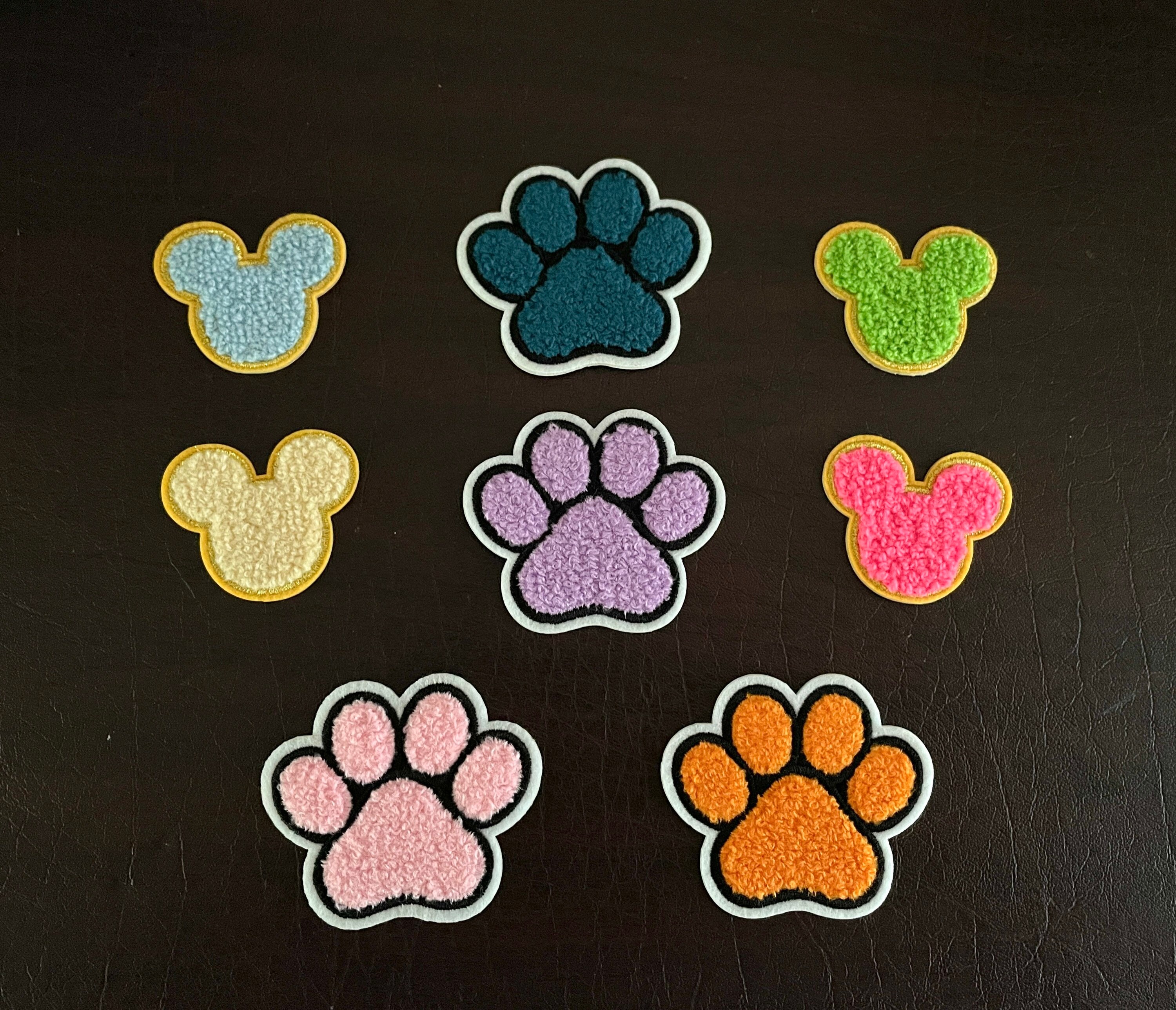 Self Adhesive Paw Print Patch - Etsy
