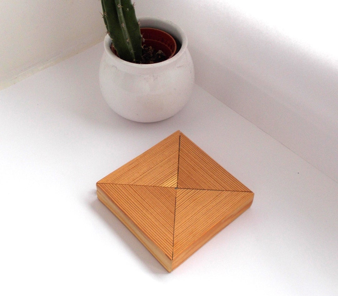 Pitch Pine Wooden Place Mat Aesthetic Home Décor 3 X 3 / Handmade ...