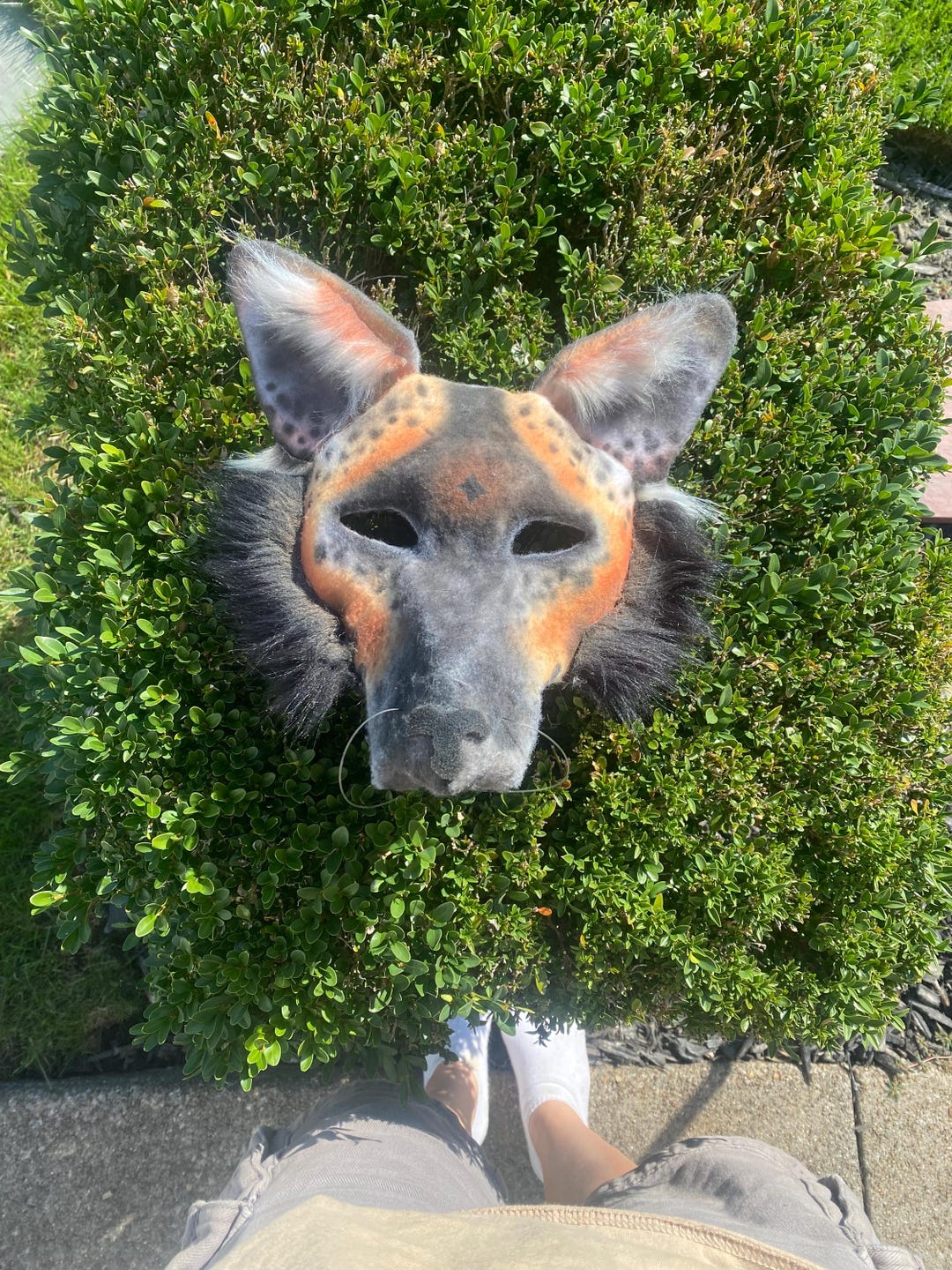 Cross Fox Mask - Etsy