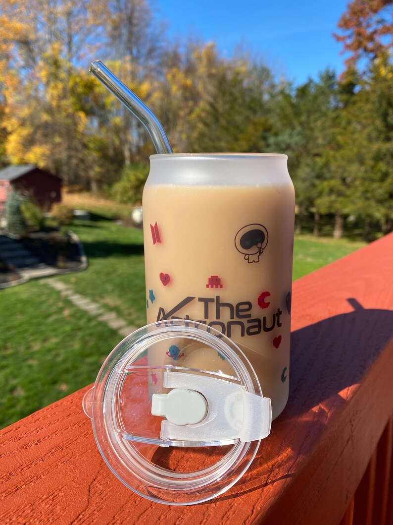 Jin the Astronaut Astronaut BTS Merch Beer Can Glass Bts - Etsy