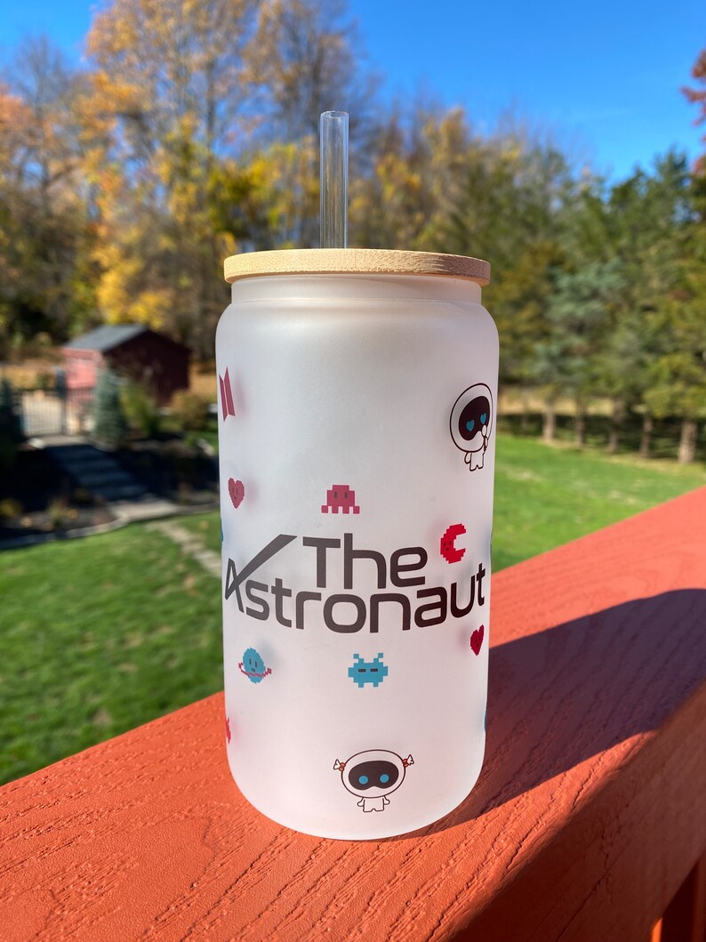 Jin the Astronaut Astronaut BTS Merch Beer Can Glass Bts - Etsy