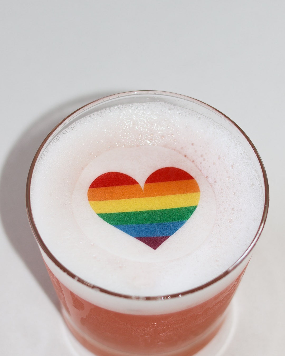 50 Edible Toppers - 2inch Pride Toppers - PRIDE Month Garnishes - LGBTQ ...