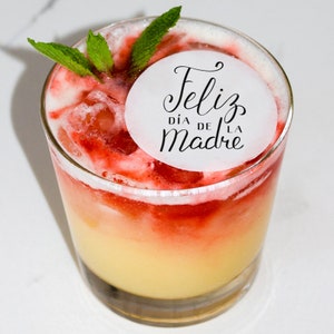 Feliz Dia De Las Madres Mother's Day Edible Cocktail Toppers-50 Count ...