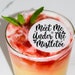 Meet Me Under the Mistletoe Holiday Edible Cocktail Toppers-50 Count ...