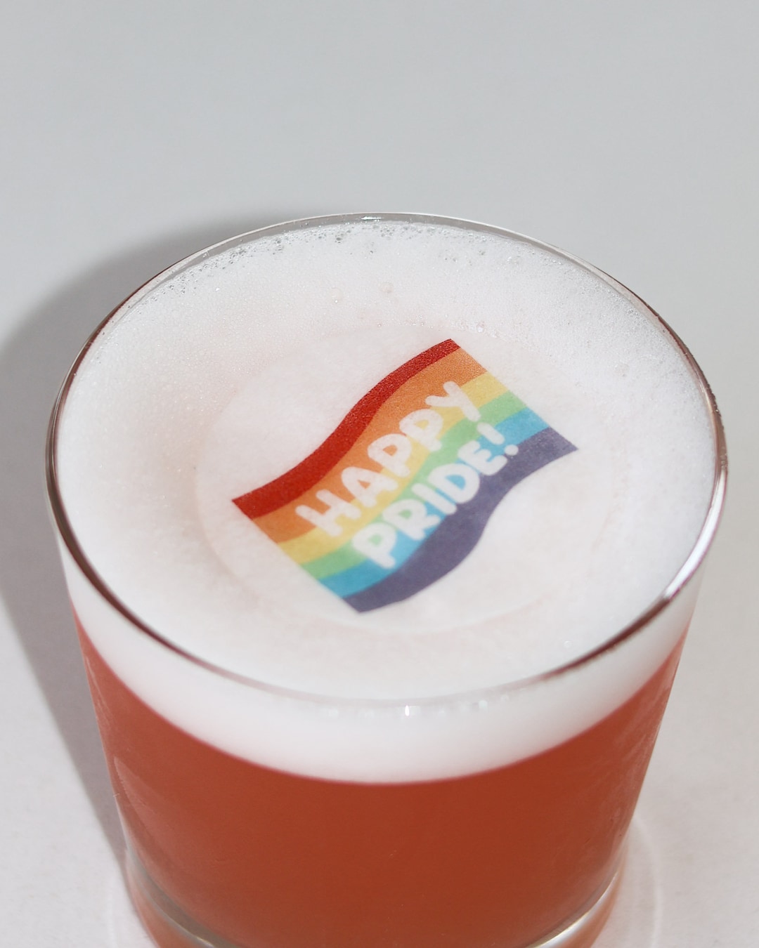 Happy Pride! LGBTQ Rainbow Edible Cocktail Toppers-50 Count Pride Month ...