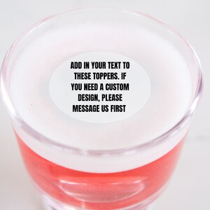 50 Edible Toppers - Customizable Cocktail Garnishes - Cocktail ...