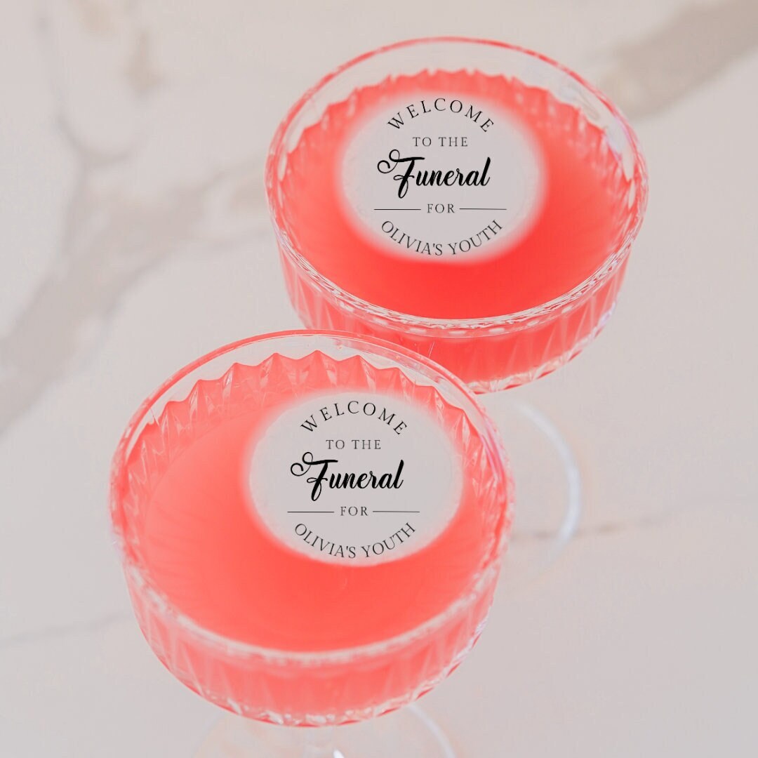 50 Edible Cocktail Toppers - Funeral Halloween Alien Toppers - Scream ...