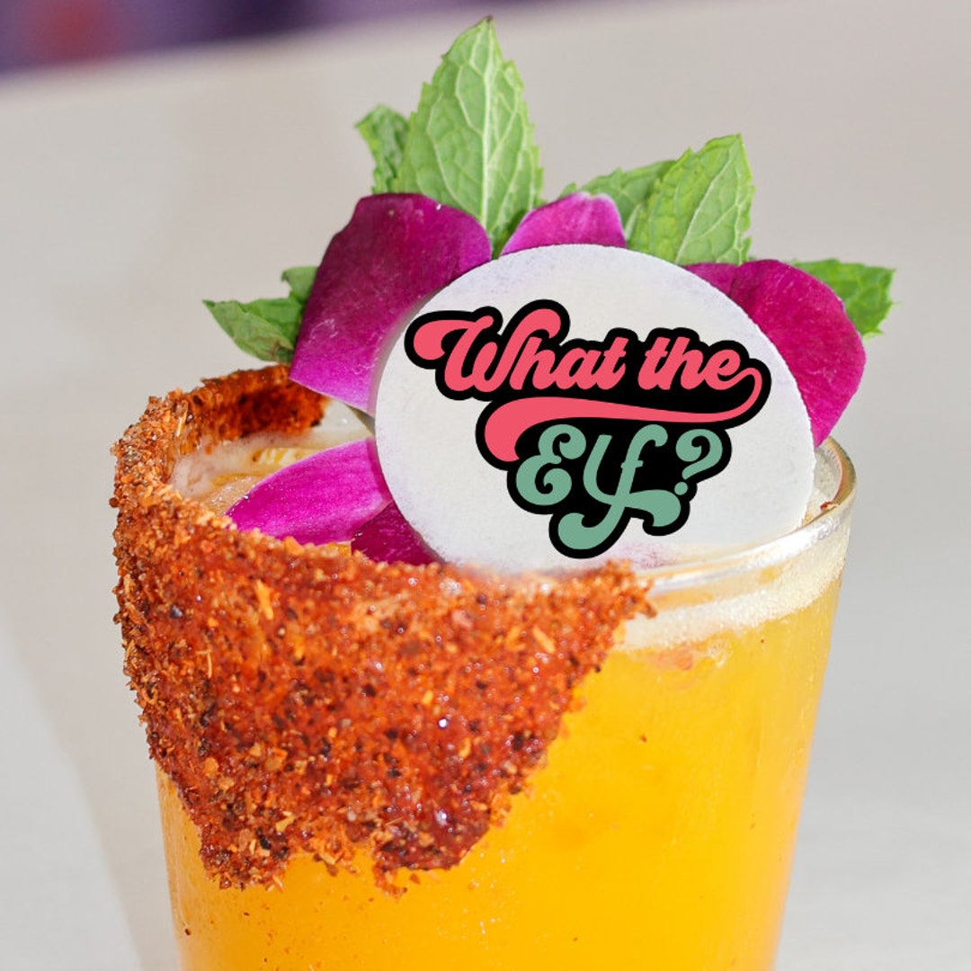 What the Elf Funny Christmas Holiday Edible Cocktail Toppers-50 Count ...