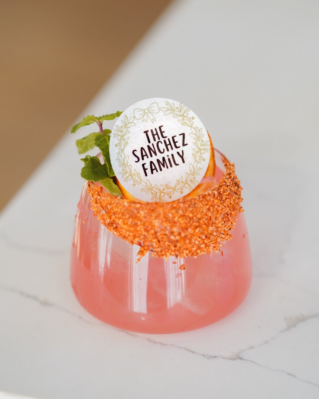 50 Edible Toppers - Customizable Cocktail Garnishes - Christmas ...