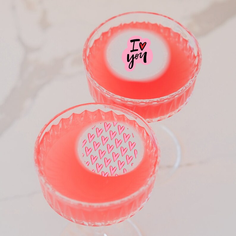Valentine's Day Sweetheart 3 Pack Edible Cocktail Toppers- Valentine's ...