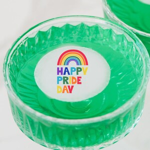 LGBTQ PRIDE Edible Cocktail Toppers-happy Pride Day 50 Count 2024 Pride ...