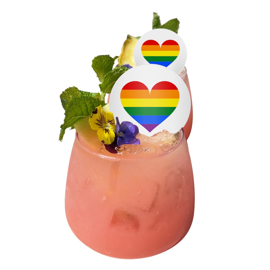 50 Edible Toppers 2inch Pride Toppers PRIDE Month - Etsy