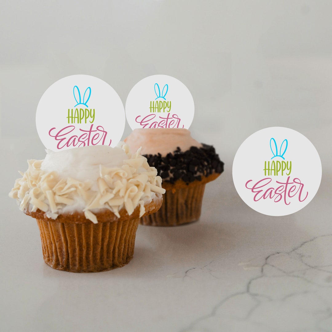 50 Edible Toppers - Easter Day Celebration Garnishes - Baking ...