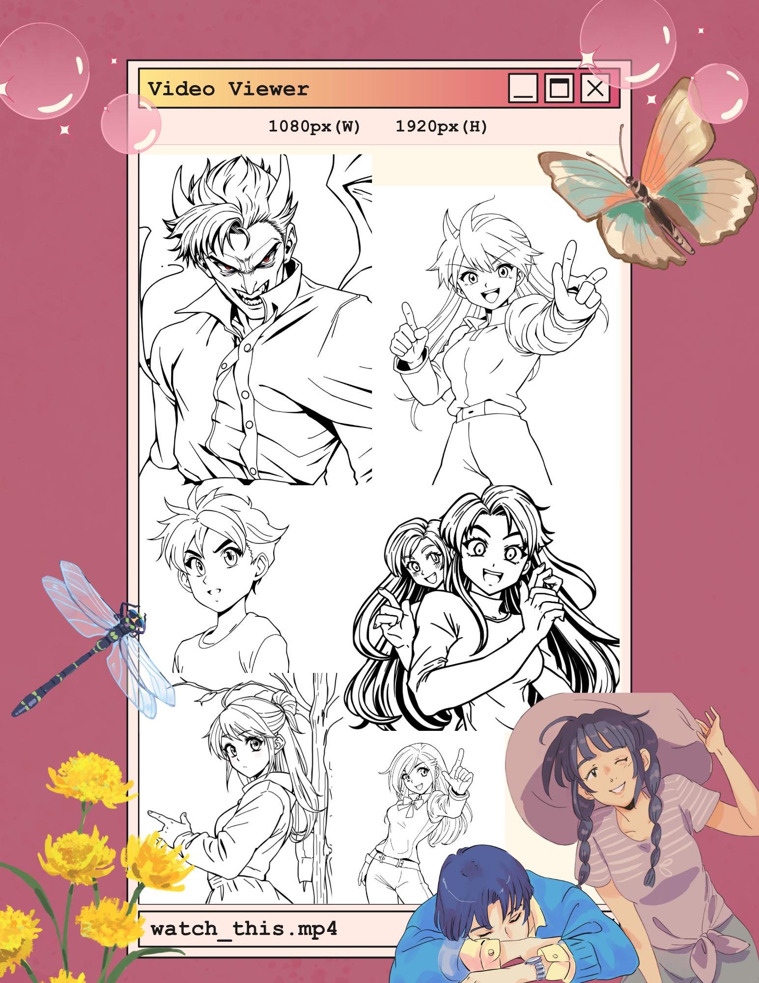 Colorverse: Anime Dimension – Cute Anime Coloring Book | Printable ...