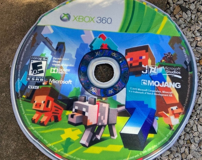 Minecraft Custom Rug Xbox 360 CD Disc Rug Kids Game 80x80cm - Etsy