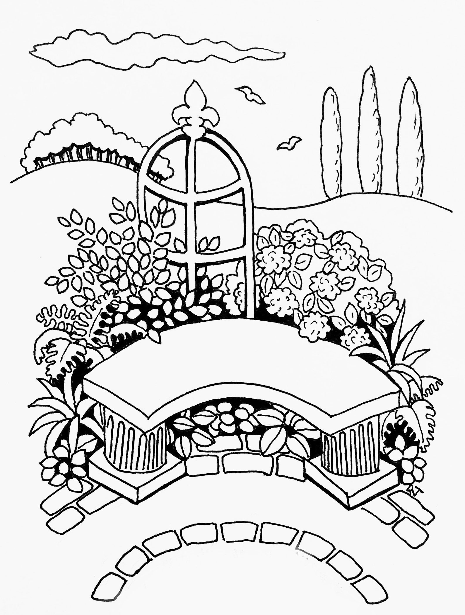Peace & Calming Themed 5 Coloring Page Set - Etsy