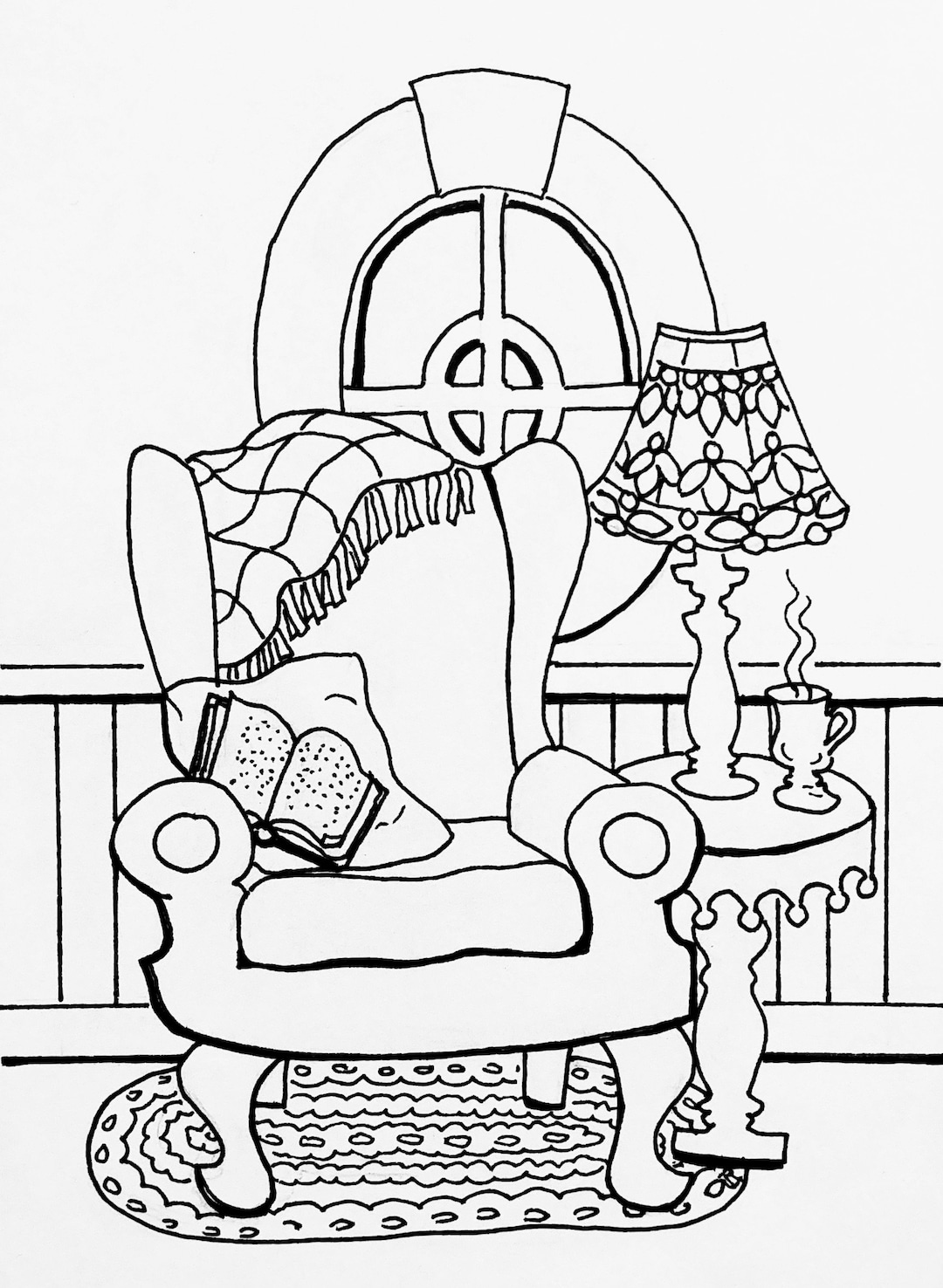 Peace & Calming Themed 5 Coloring Page Set - Etsy