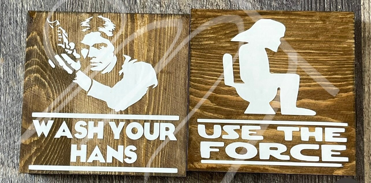 Star Wars Bathroom Sign - Etsy