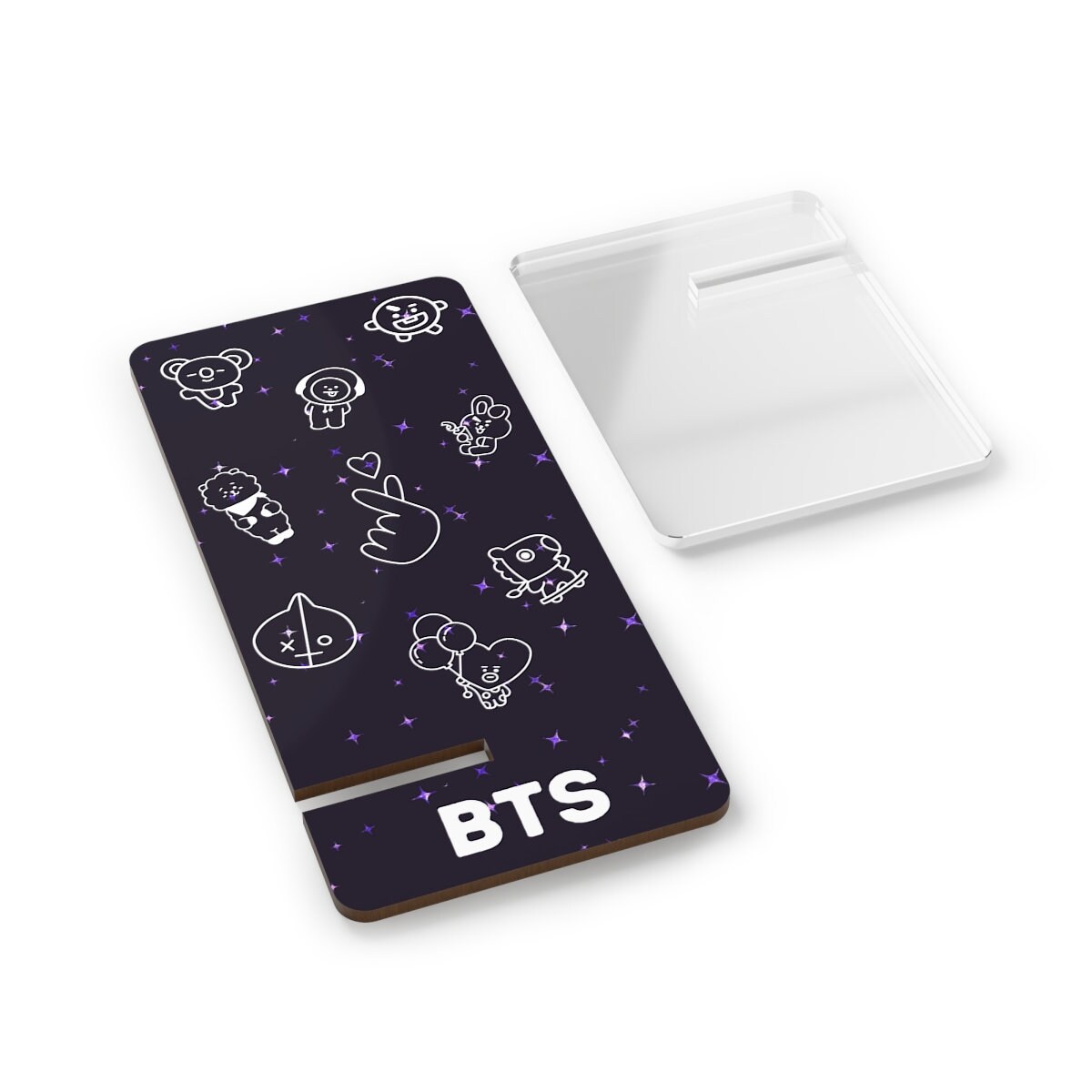 BTS Cell Phone Stand | BT21 Gift |tata, RJ, Chimmy, Cooky, Mang, Shooky ...